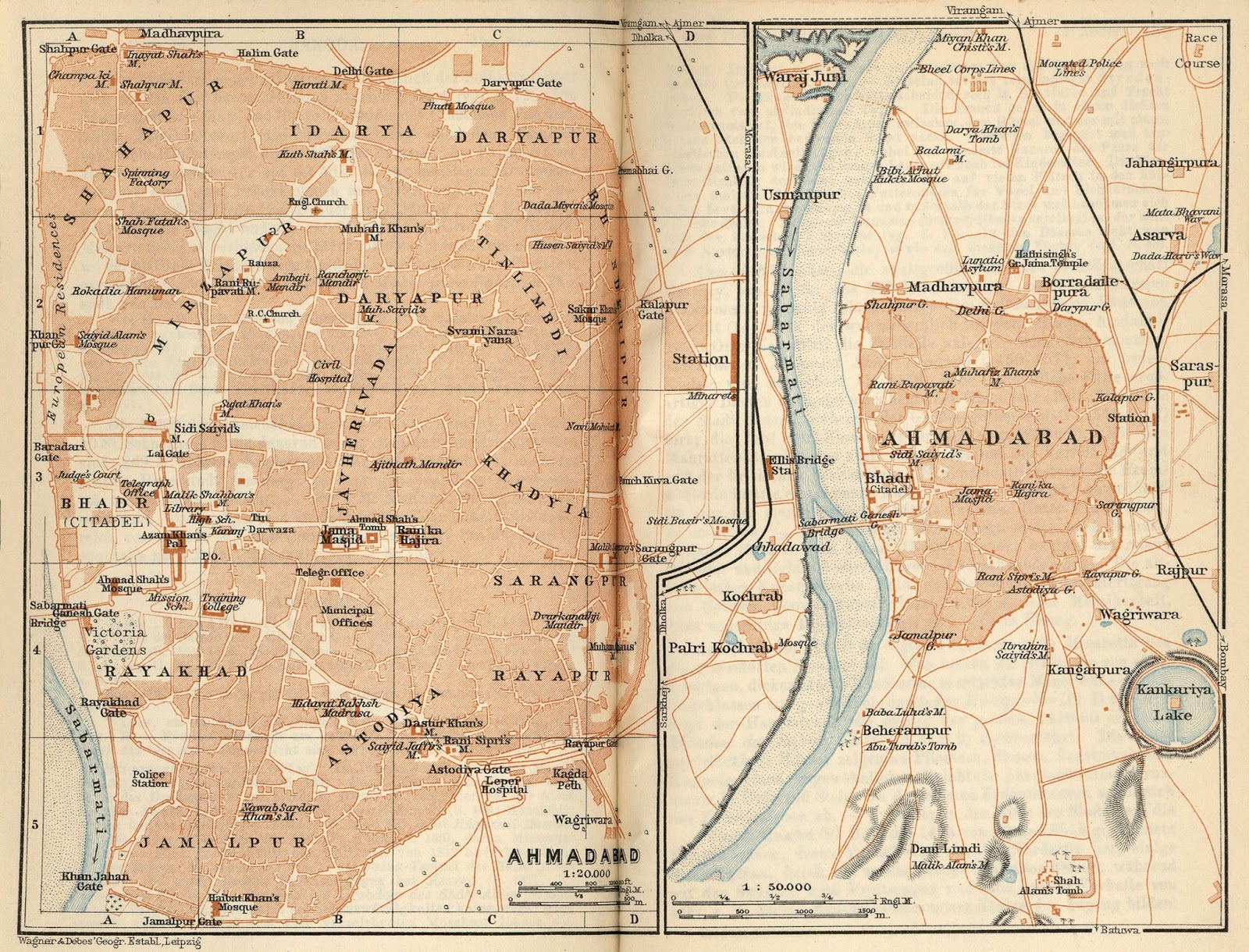 Mapping Resources For India: Baedeker's Maps 1914