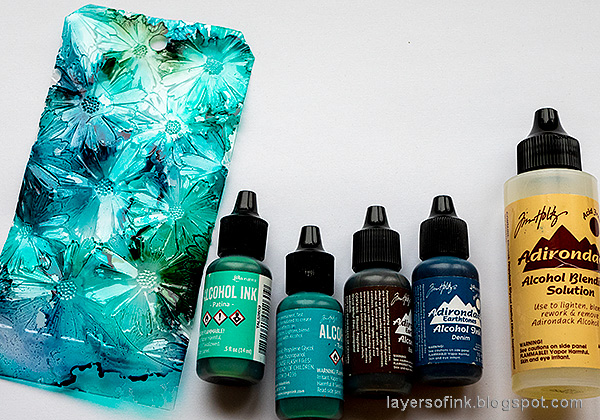 Layers of ink: Cardinal Tag Tutorial