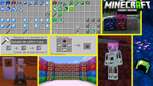Craftea Armaduras Y Armas De Bedrock Mods De Minecraft