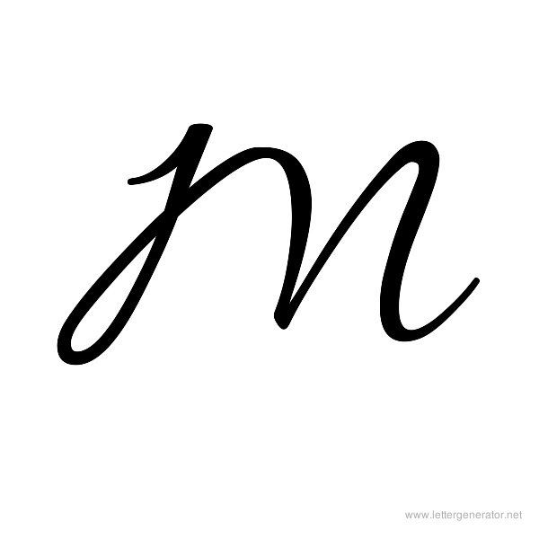 Cool Letter M Fonts - Birthday Letter
