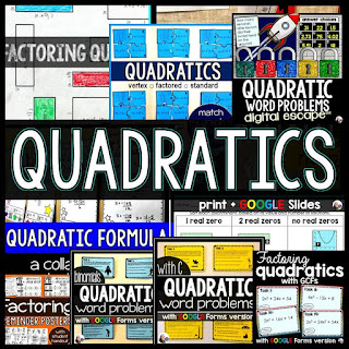 Scaffolded Math and Science: Fun with Quadratics