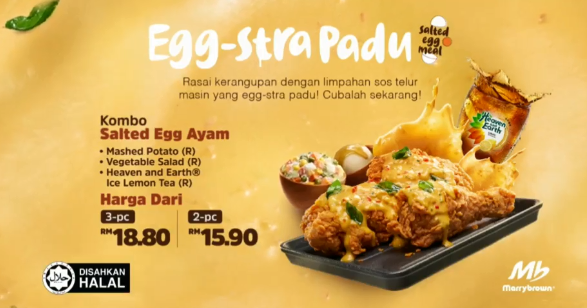 Marrybrown Tawar Menu Hotouch Burger dan MB Crispy Chicken Egg-stra Padu