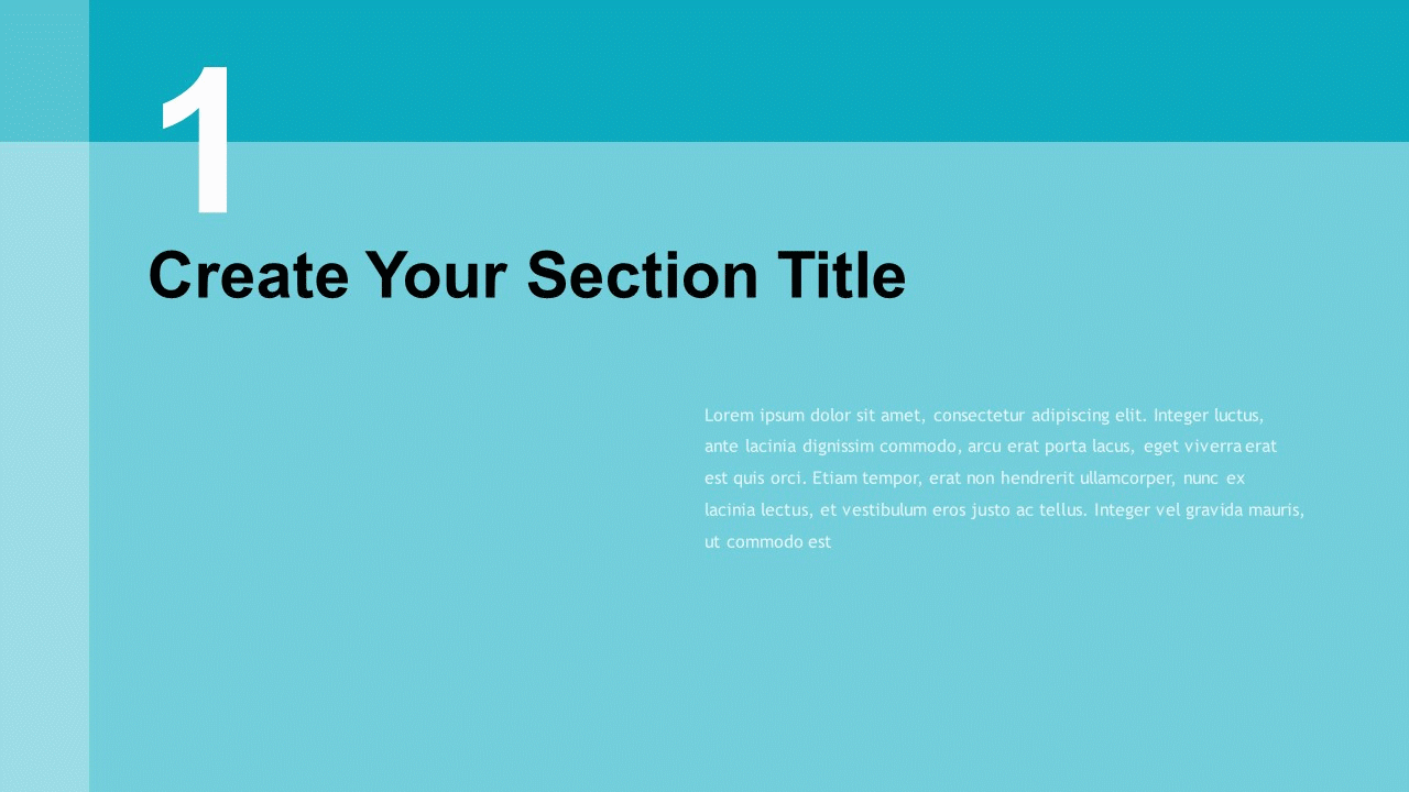 Simple Line Grid PowerPoint Templates - PowerPoint Free
