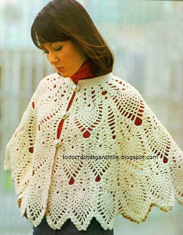 6 Patrones de Capas Crochet + Tutorial en video
