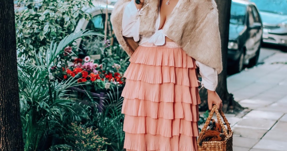 PINK RUFFLE SKIRT | Hey Remly