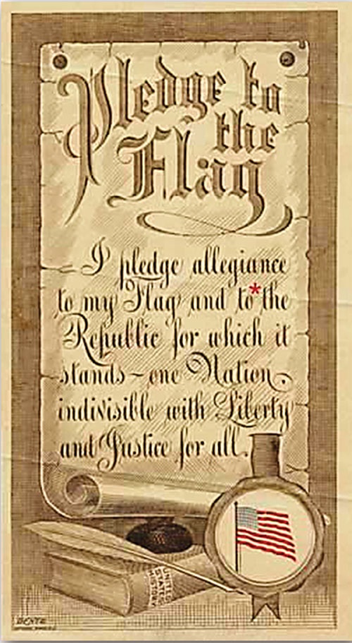 Chemung County Historical Society: Old news: The Pledge of Allegiance