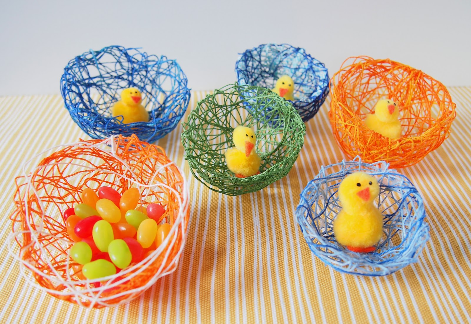 The Tiny Funnel: String Nests for Easter
