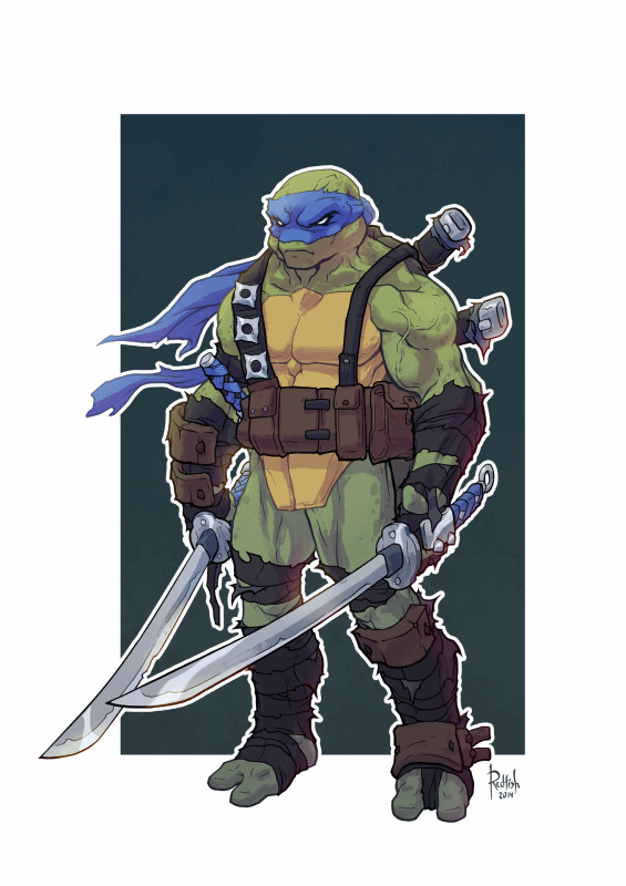 JkovNews: TEENAGE MUTANT NINJA TURTLES Fan Art by Alex Redfish
