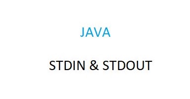 হাতিয়াপাড়া: Java Stdin and Stdout I (Hackerrank) Solution: (জাভা ...