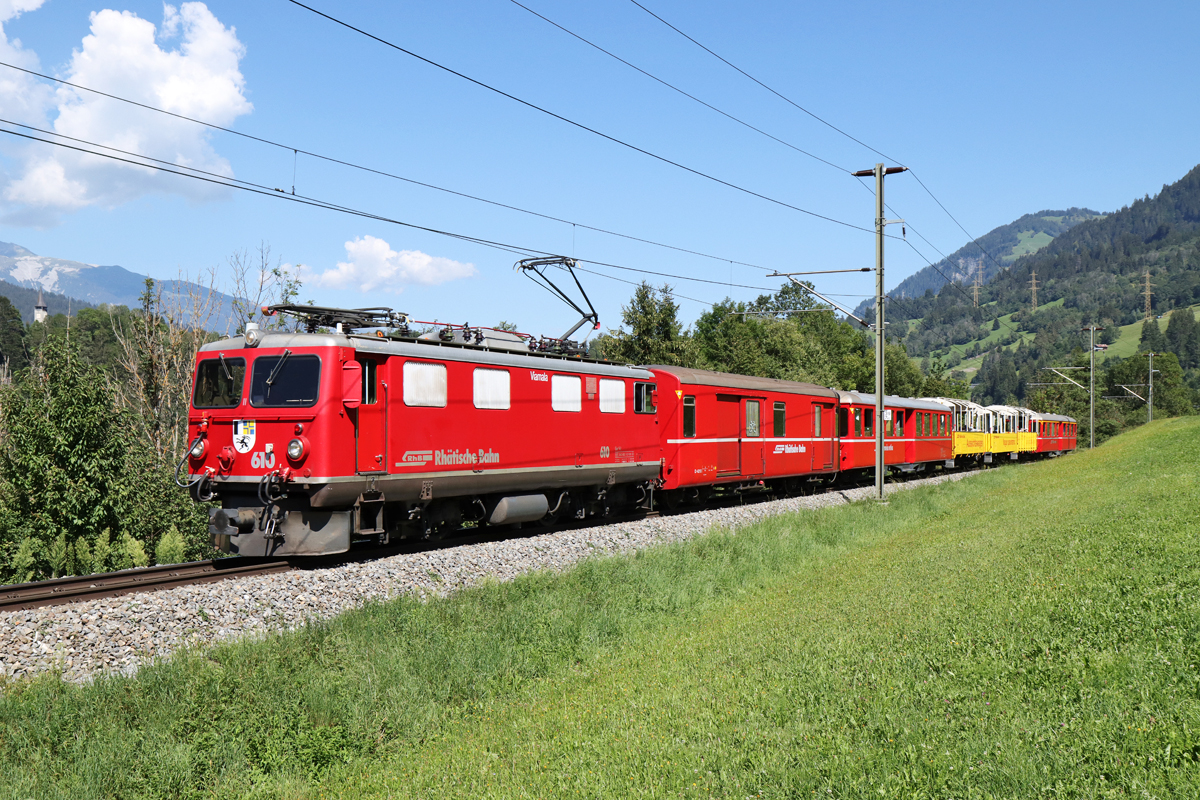 Willkommen bei meinem Bahnbilder-Blog: Castrisch, 08.08.2020