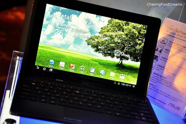 CHASING FOOD DREAMS: ASUS Eee Pad Transformer Media Launch ...