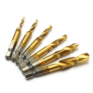 HSS Tap Drill Bit Set M3-M10 Titanium Coated Metric