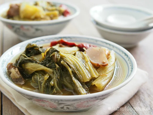 Chai Boey or Choy Keok (Hot and Sour Chinese Mustard Vegetable Stew ...