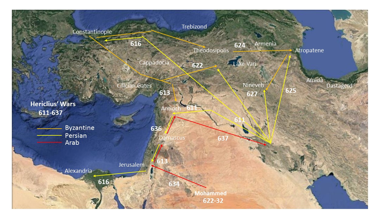 Mike Anderson's Ancient History Blog: The Byzantine Empire 610-668