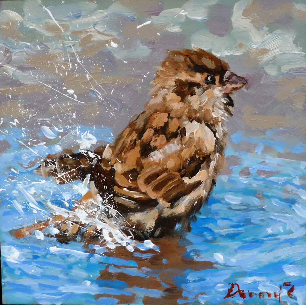 Fugle malerier af Danny Rasmussen