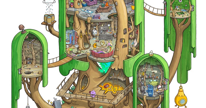 PASA EL RATO: Hora de Aventura Casa del Árbol