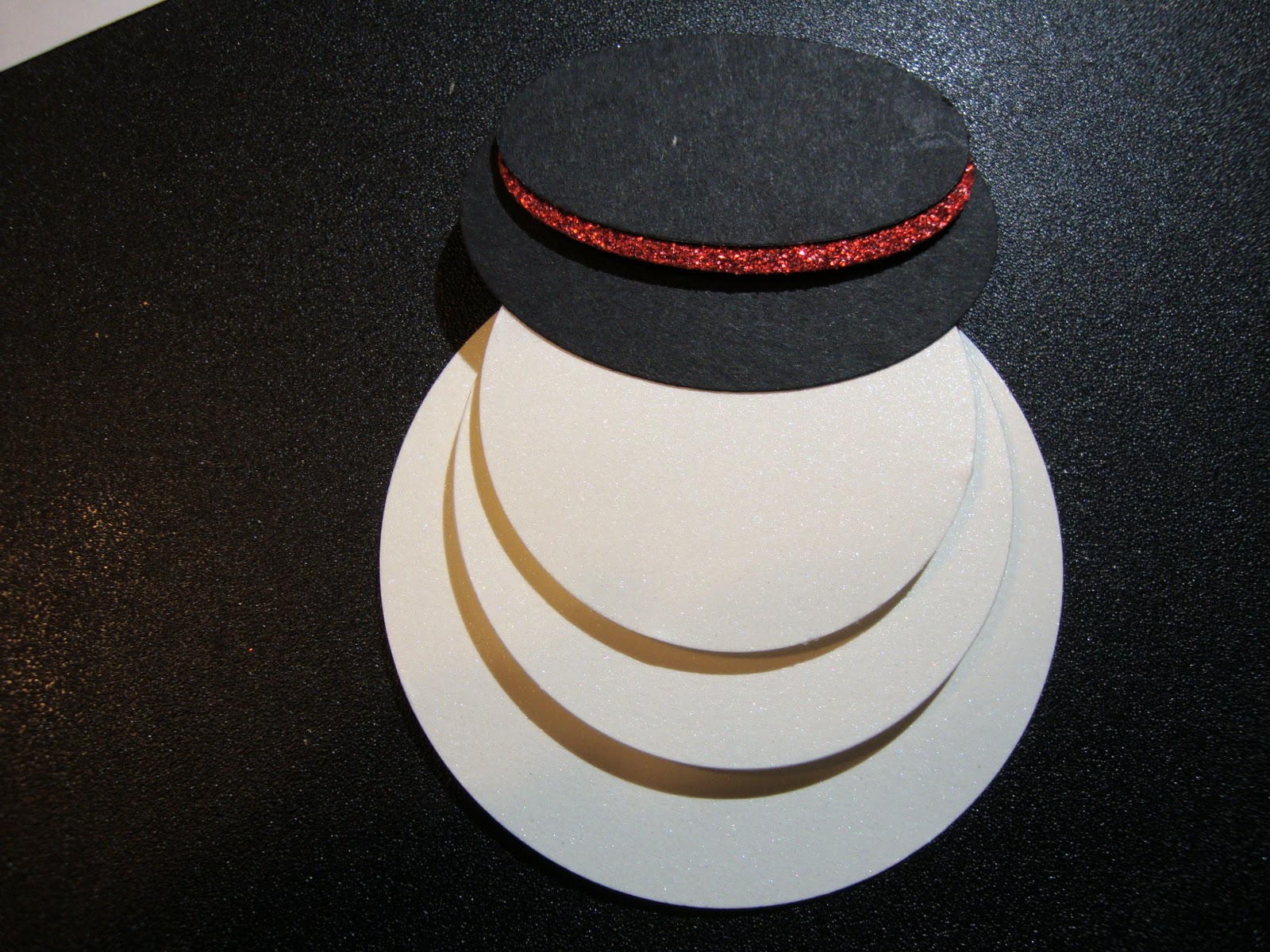 Nicole B Stampin': Snowman Punch Card