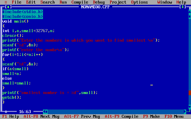 C language Program To Find Out Smallest Numbers c-language-program-to-find-out-smallest-numbers
