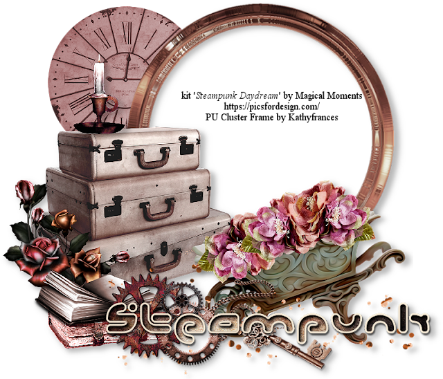 Escape From Reality Blog: FTU Steampunk Cluster Frame, Word Art, & Snag ...