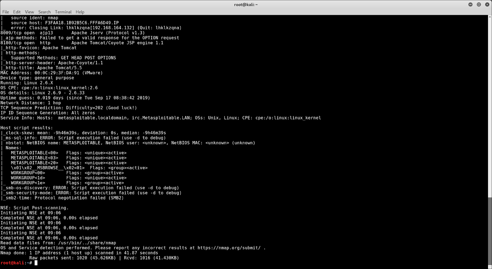 Scanning And Enumeration, Introduction To Metasploit Framework.