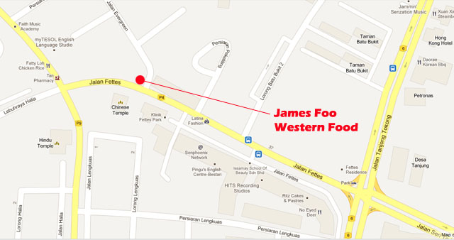 WORLD FOOD PARADISE: James Foo Western Food