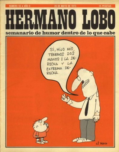 El Perich. Portada de Hermano Lobo. 26 de mayo de 1973