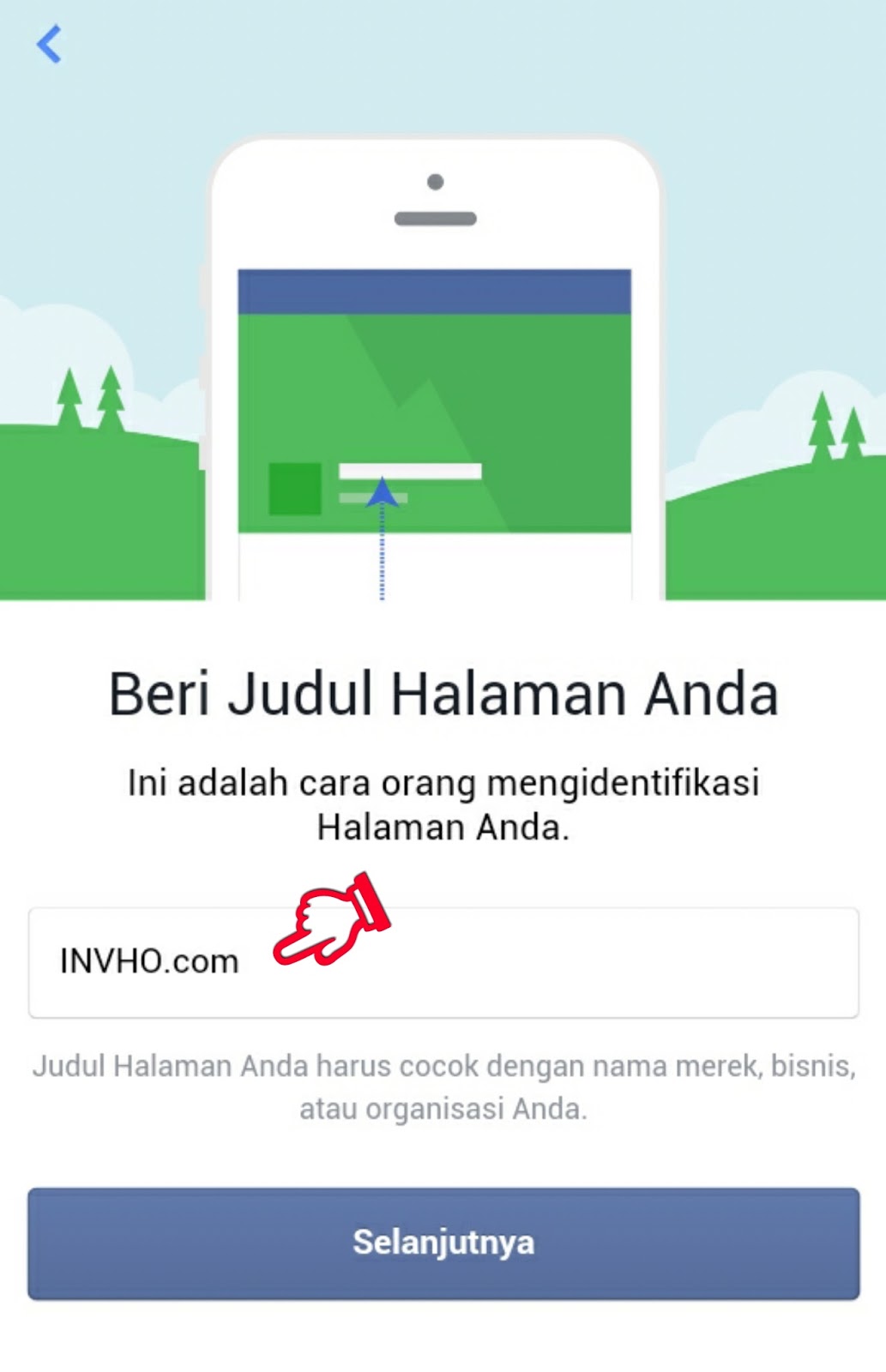 Cara Terbaru Membuat Halaman atau Fanspage di Facebook - INVHO.com
