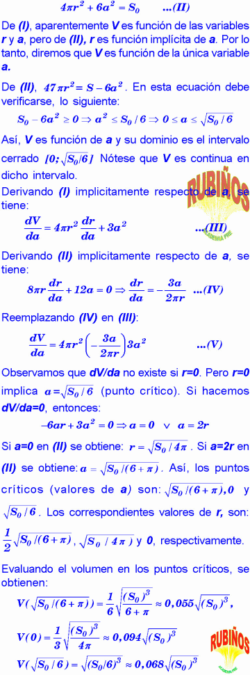 RAZONES DE CAMBIO Y MODELACION DE FUNCIONES PROBLEMAS RESUELTOS DE APLICACIÓN DE LAS DERIVADAS PDF