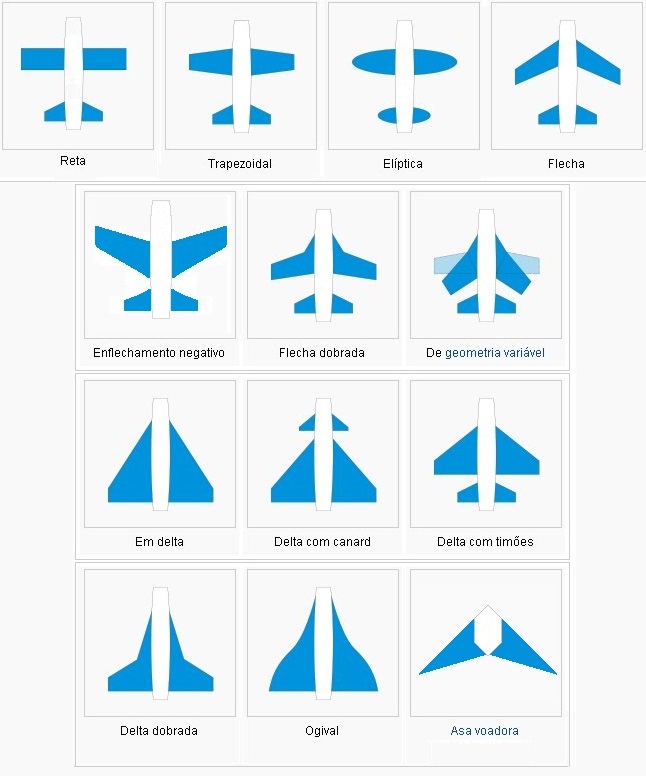 BIZURAL AVIATION: TIPOS DE ASAS