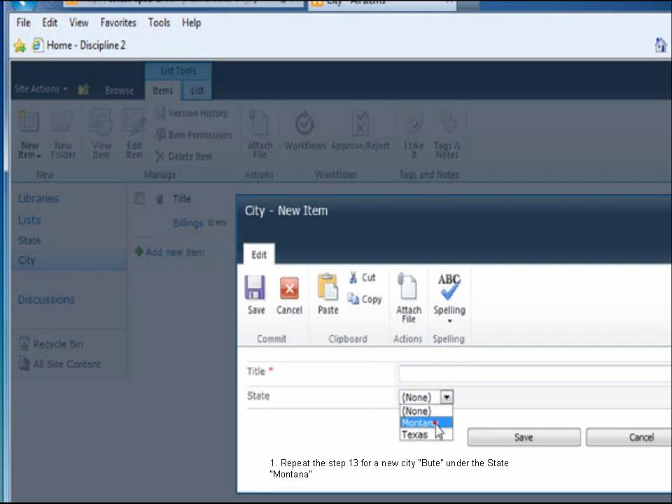 How to create drop down menu in Sharepoint 2010: Creating a cascading ...