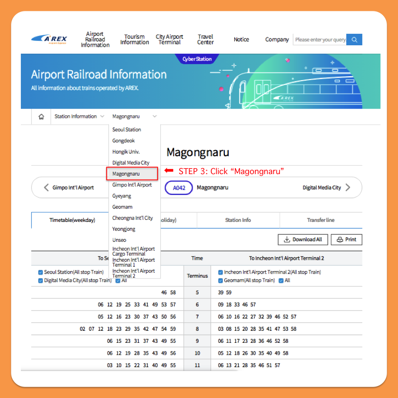 AREX: NEW AREX Station - Magongnaru Station is open now!