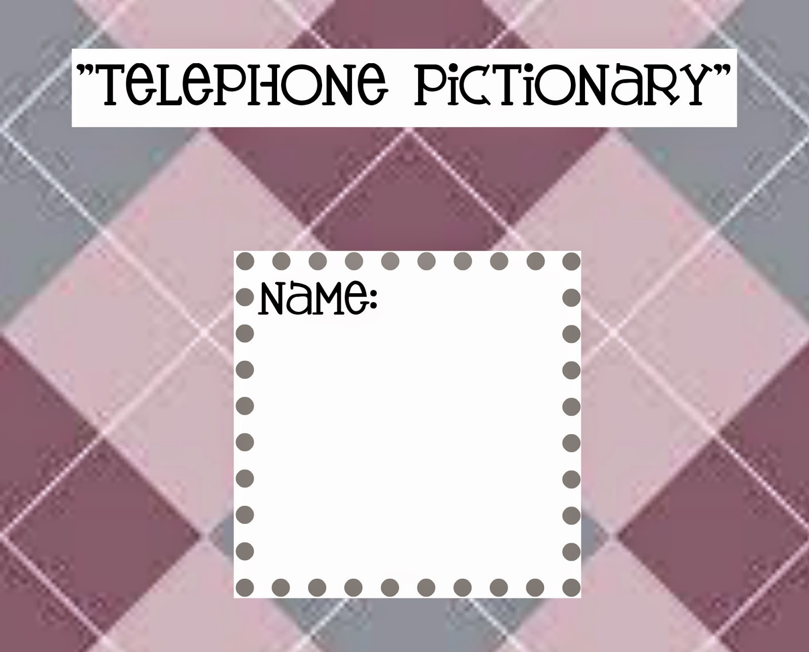 All The Quiet Things: DIY "Telestrations" Game