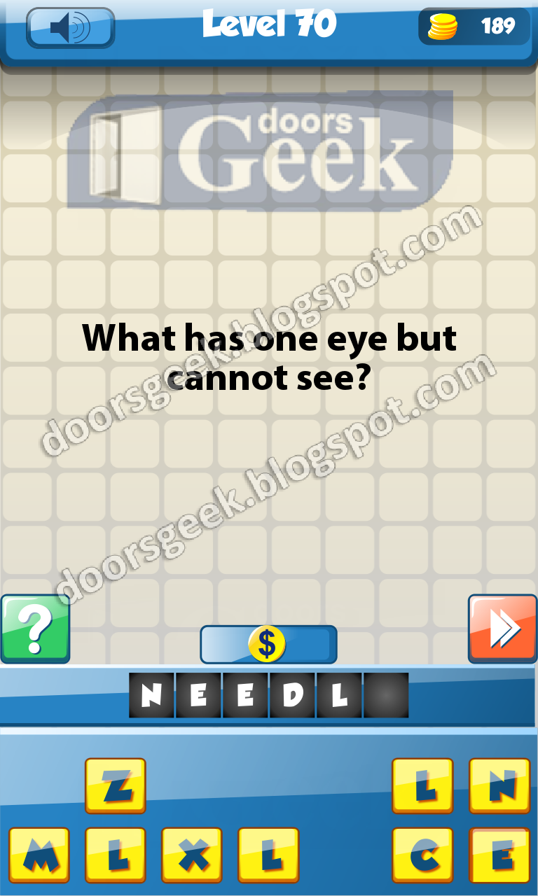 Little Riddles – Brain Teaser Level 70 ~ Doors Geek