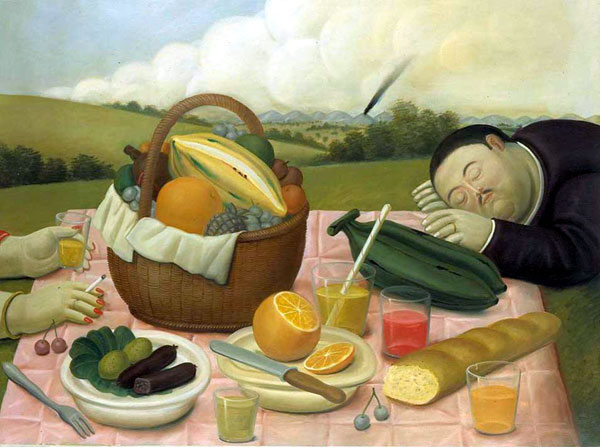 Cozinhando com amigos: A Arte e a Gastronomia - XLIV - Fernando Botero