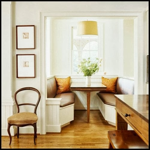 Content in a Cottage: Booth or Counter? Booth, please.