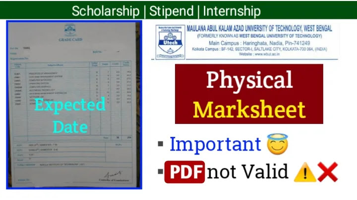 MAKAUT Provisional Marksheet Grade Card Release Date 2021 makautexam MAKAUT Provisional Marksheet Grade Card Release Date 2021 makautexam
