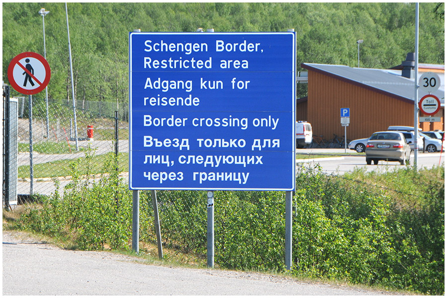 NORGE.nl: Schengen Border Norway - Russia / Norge - Russland