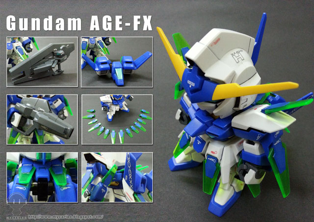 mycarlao - 麦卡捞: Mycarlao - SD Gundam AGE-FX review