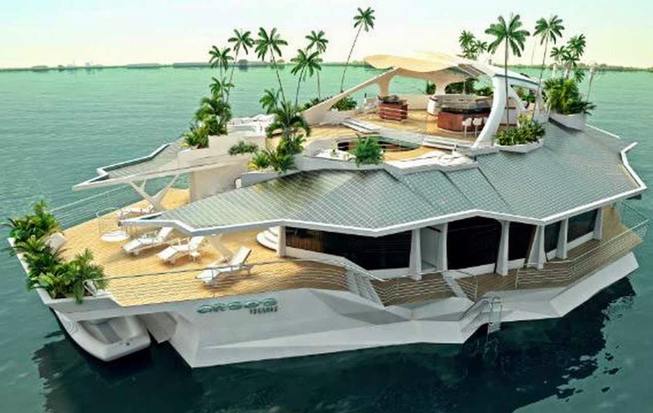 The Nicest Pictures: $6 million man-made floating island
