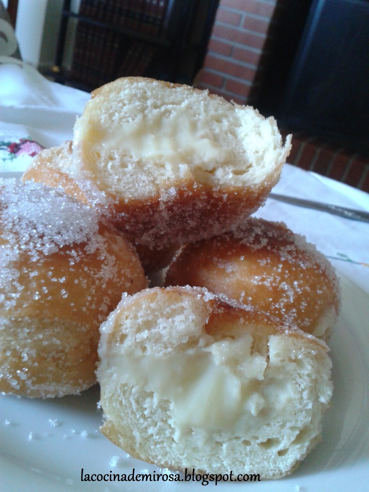 LA COCINA DE MI ROSA: Berlinas de crema