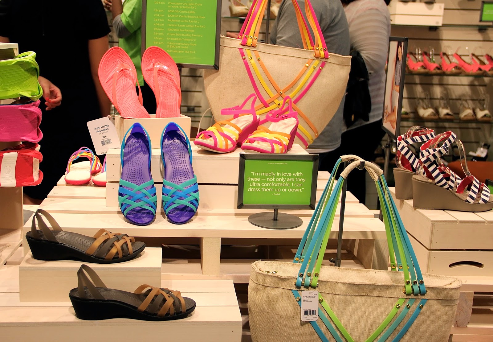 fashionably petite: Crocs 34th Street Flagship Store Grand Opening with ...