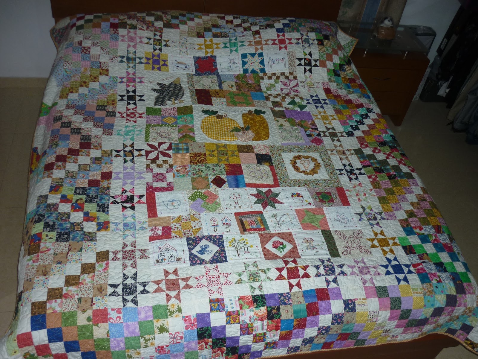 EDREDONES DE PATCHWORK Y ALGO MAS: Recordando...