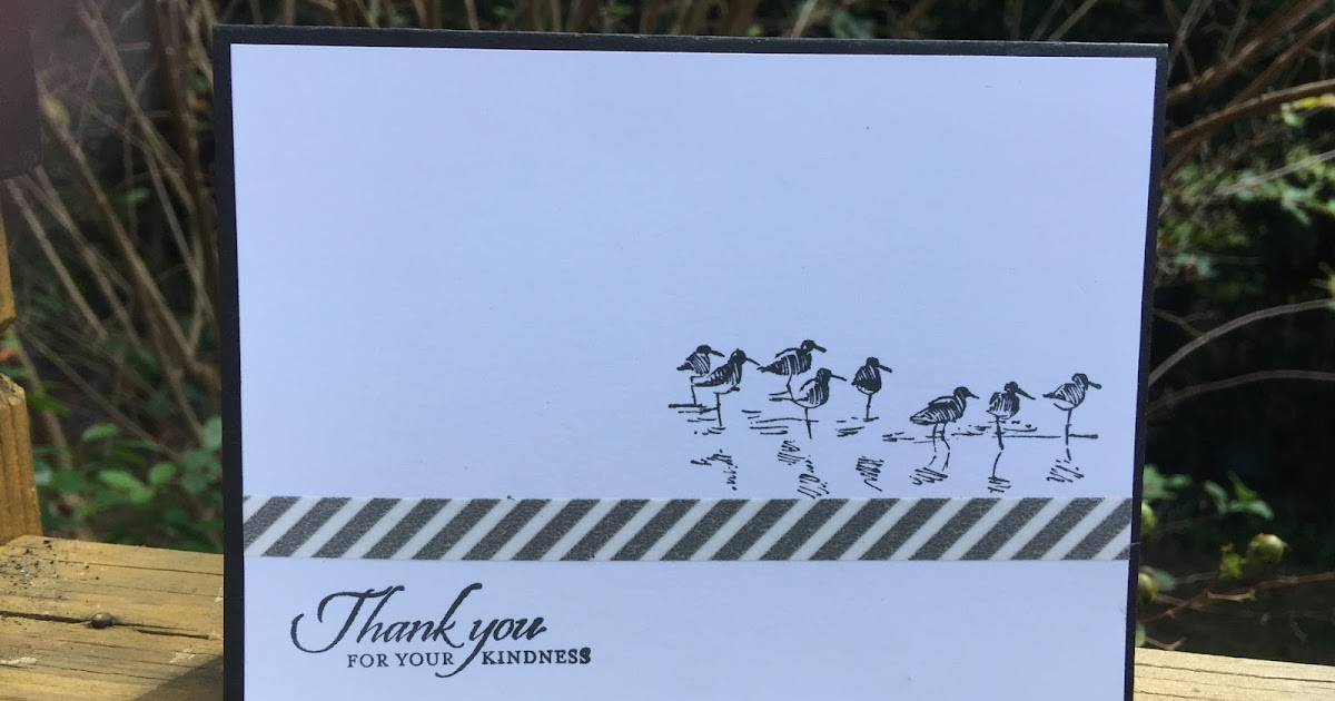 Stampin For Me: Thank You Card: Clean & Simple