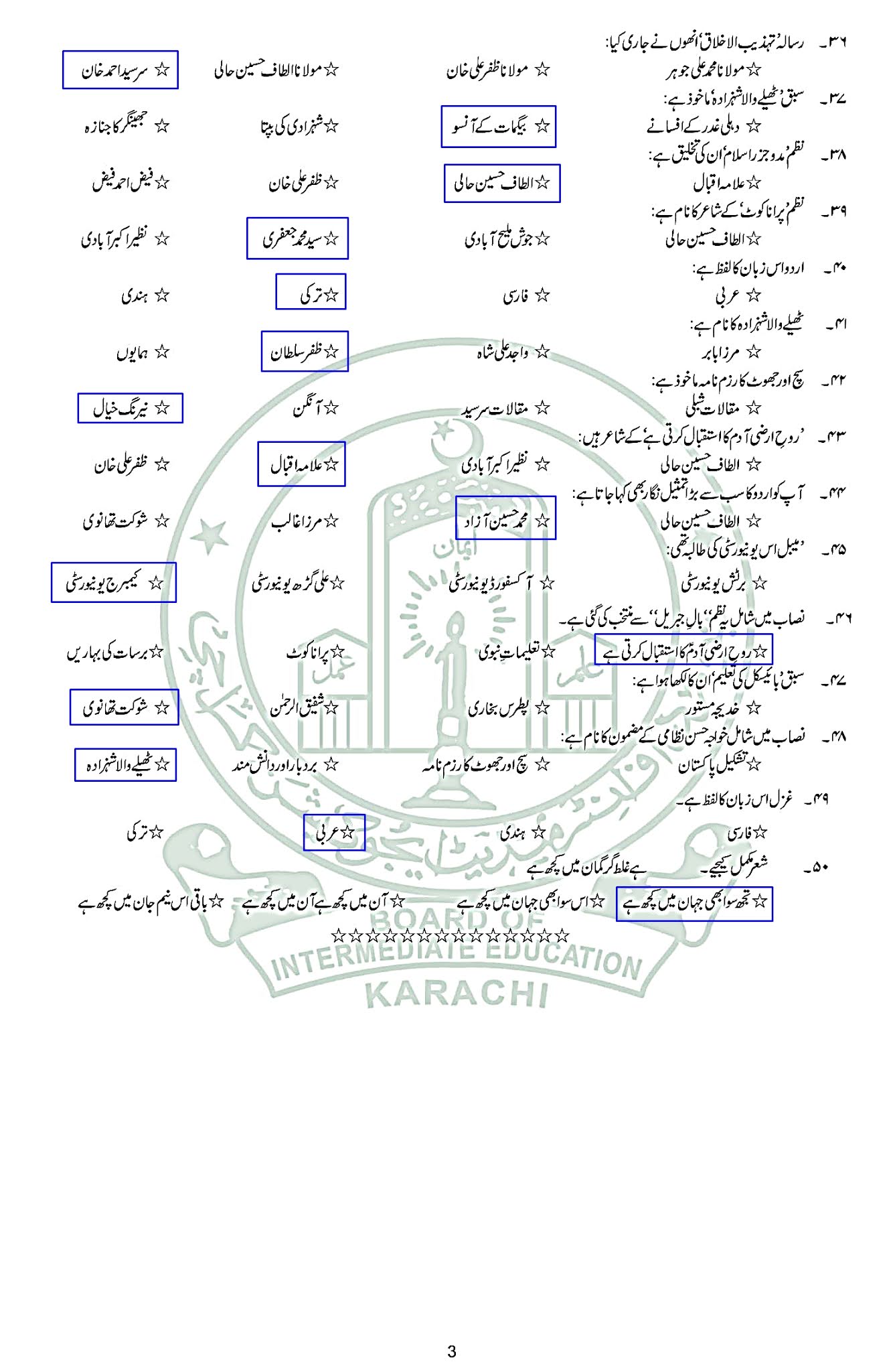 Education Is The Key To Success: Urdu (Compulsory) - Paper I - For ...