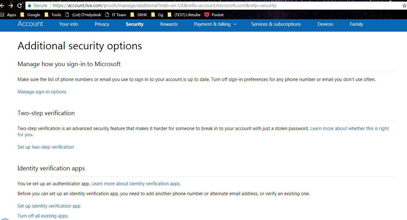 Setup Multi-Factor Authentication | Azure