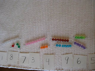 The Wonder Years: Numbers and Counting: Montessori Bead Work Lessons