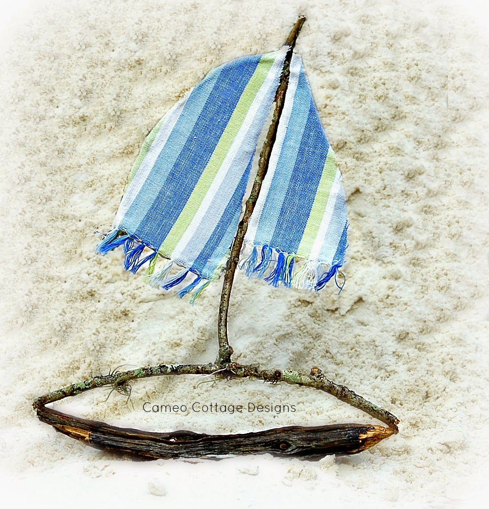 Cameo Cottage Designs: Crafting With Nature ~ A Cute Nautical Stick ...