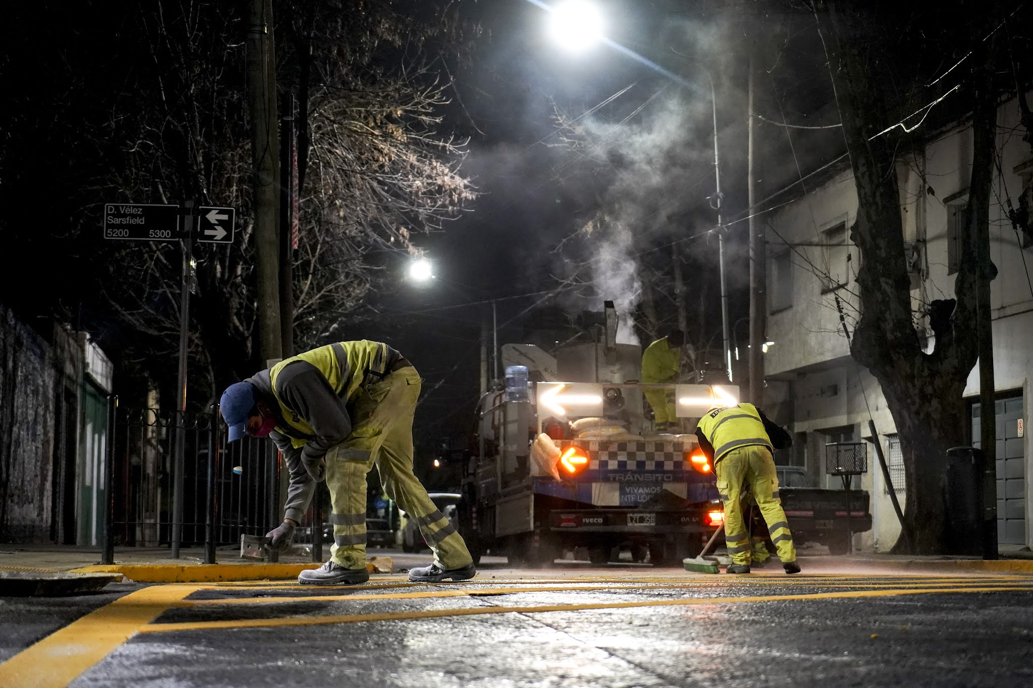 Operativo de demarcación y cebrado en Munro - Agencia DAF