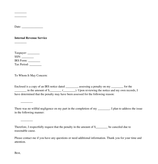Sample Letter To Irs ~ Thankyou Letter