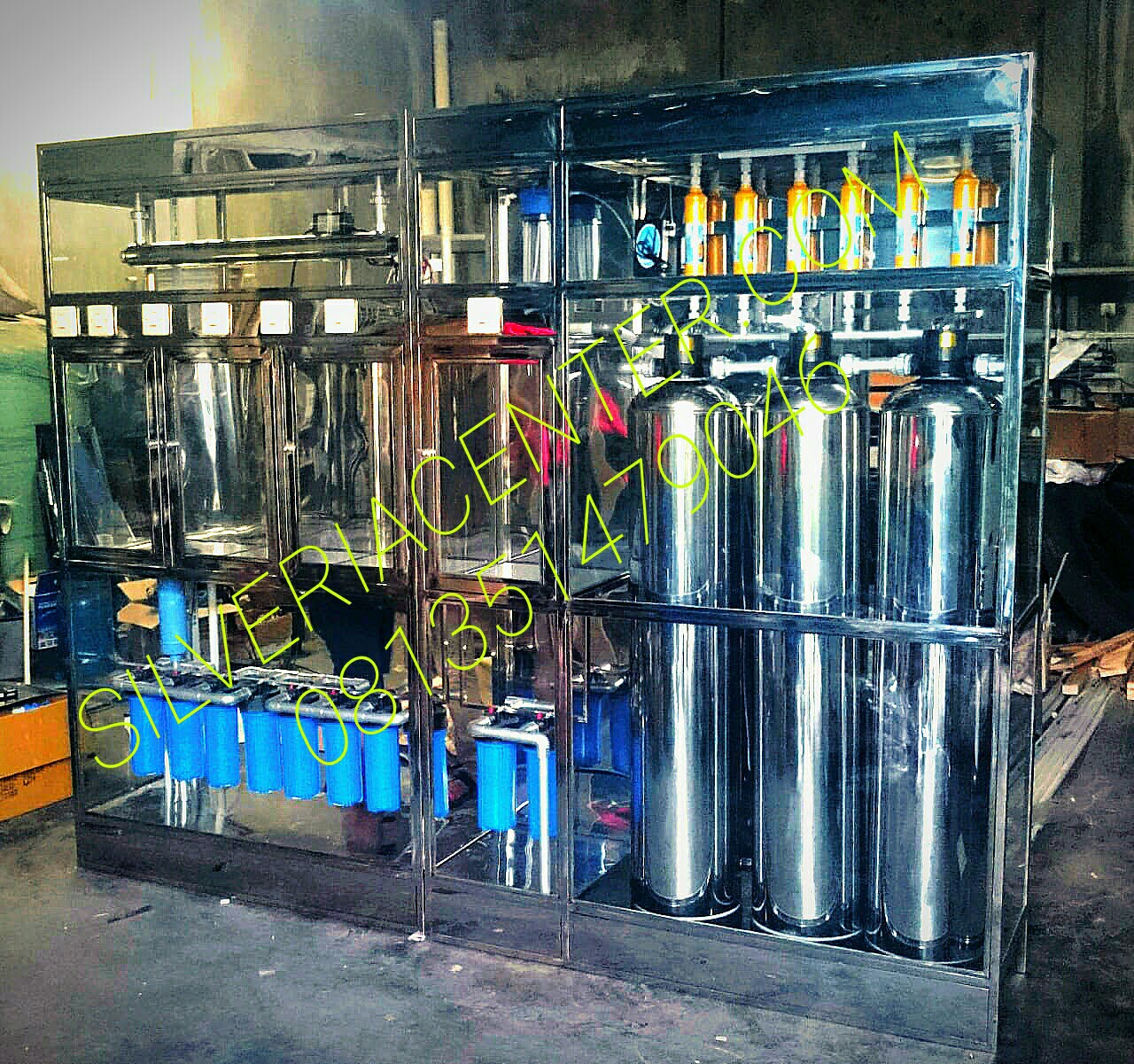 ALAT MESIN DEPOT AIR MINUM ISI ULANG GALON: DEPOT AIR ISI ULANG STAINLESS